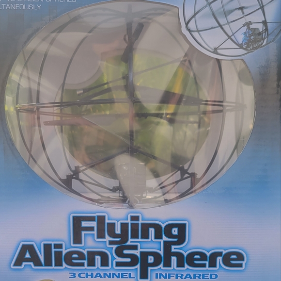 Toys | Nib Flying Alien Sphere 3 Channel Infrared Black | Poshmark